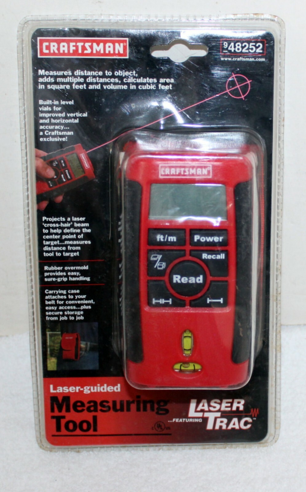 Craftsman Laser-guided Measuring Tool Featuring Laser Trac Model 48252 ...