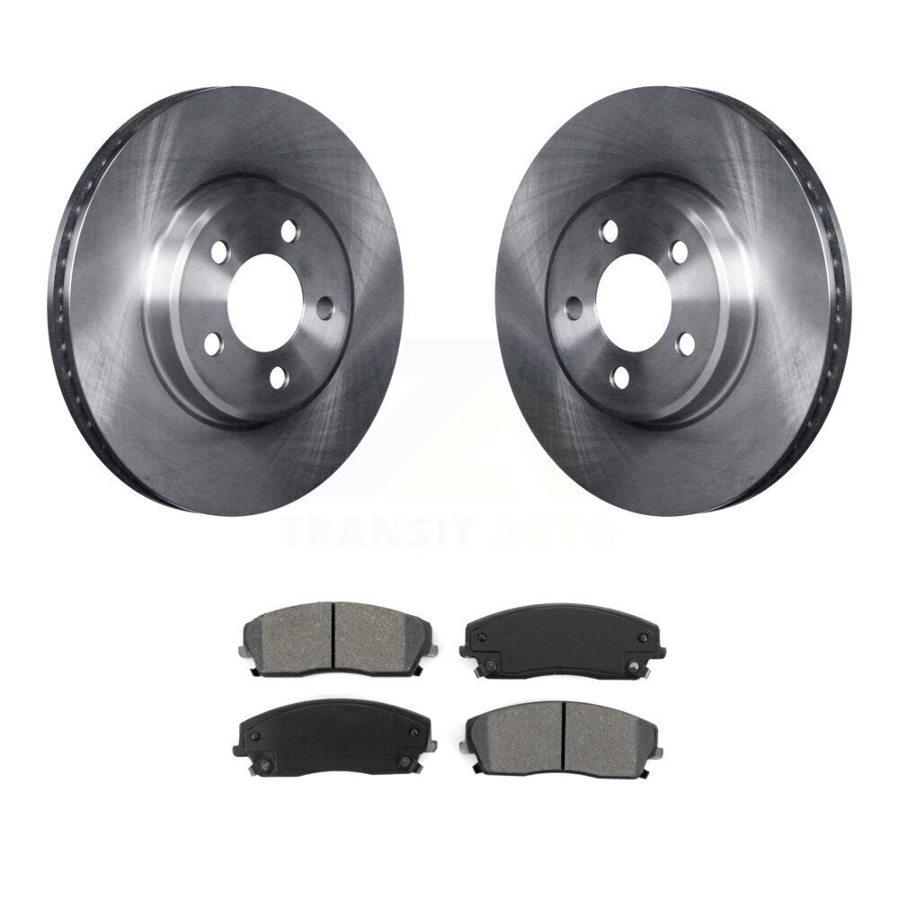 Disc Brake Rotors and Pads Kit for 10-17 Dodge Front of Car K8S-100221 ...