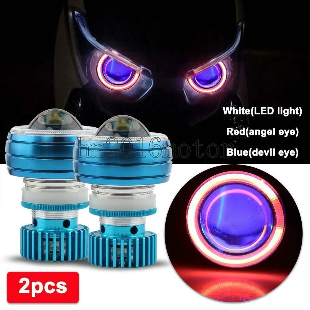 Devil Eyes Headlights Motorcycle