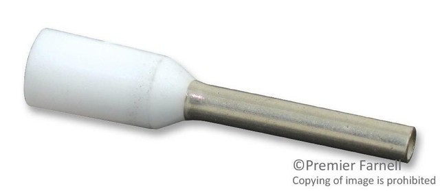 1000 WAGO 216-201 22 AWG White Ferrule Crimp Terminal 8 X 1.1mm for ...
