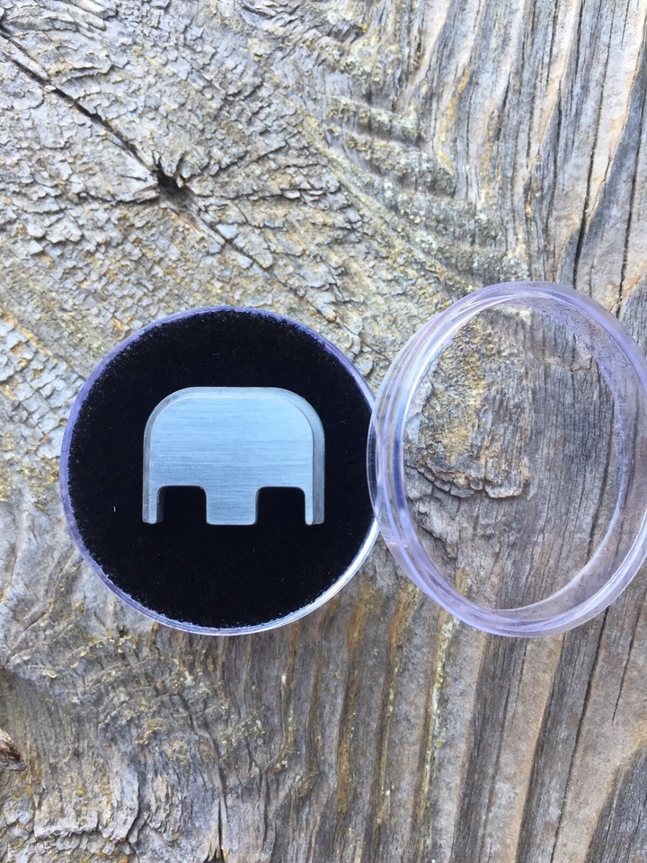 Custom TITANIUM Glock Gen 1-5 Billet Backplate, Slide Plate CNC ...