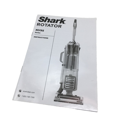 Shark Rotator Professional XL NV95 NV90 USER GUIDE INSTRUCTION MANUAL ...