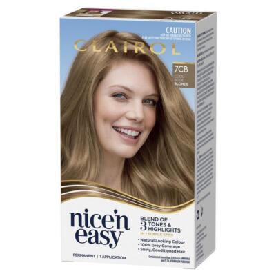 Clairol Nice N Easy 7CB Dark Champagne Blonde Permanent Hair Colour ...