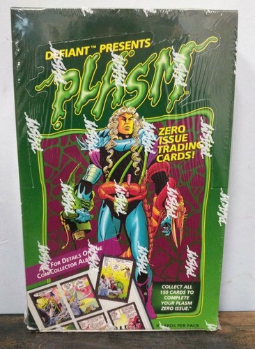 New Sealed Defiant PLASM Zero Issue Trading Cards Boxed Set 1993 Rare ...