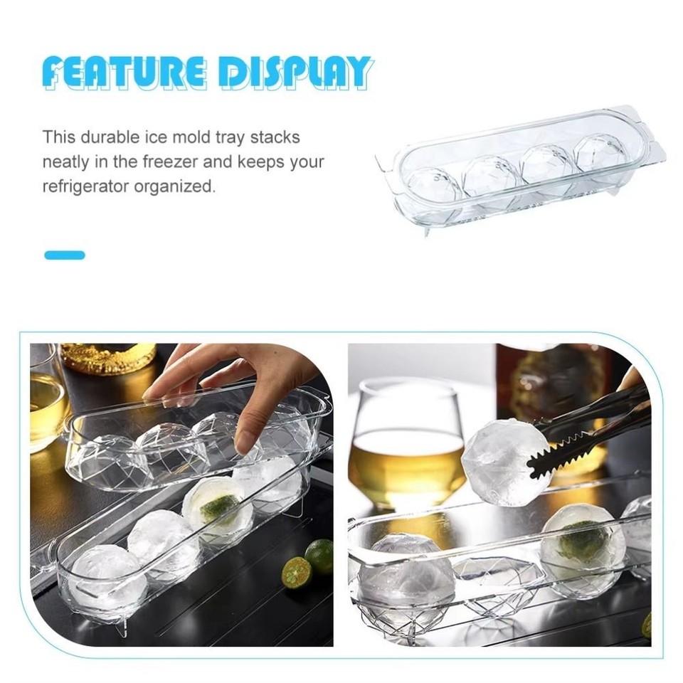 Low Temperature Resistant Ice Cube Tray Spherical Ice Maker For ...