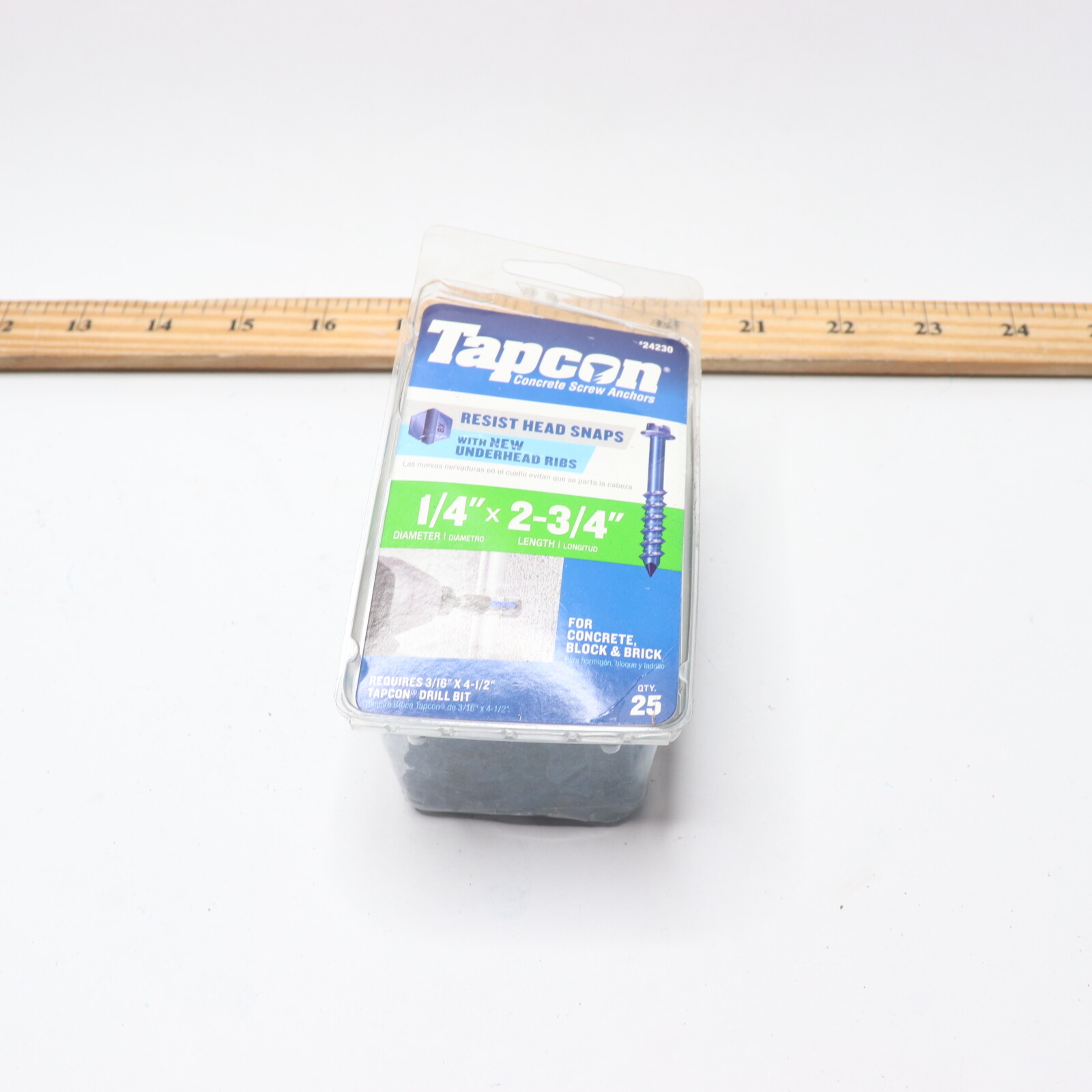 Tapcon 24280 Concrete Anchor - 25 Pack for sale online | eBay