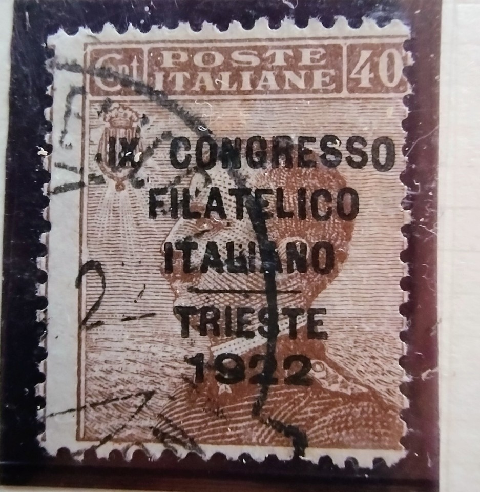 REGNO D'ITALIA 1922 CONGRESSO FILATELICO ITALIANO 4 V. USATI | eBay