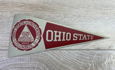 VTG Ohio State University OSU 8” Paper Pennant Columbus OH Buckeyes ...
