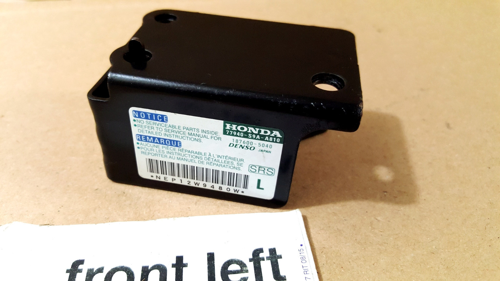 2002-04 honda crv srs impact sensor front left 77940-S9A-A81 77940-S9A ...