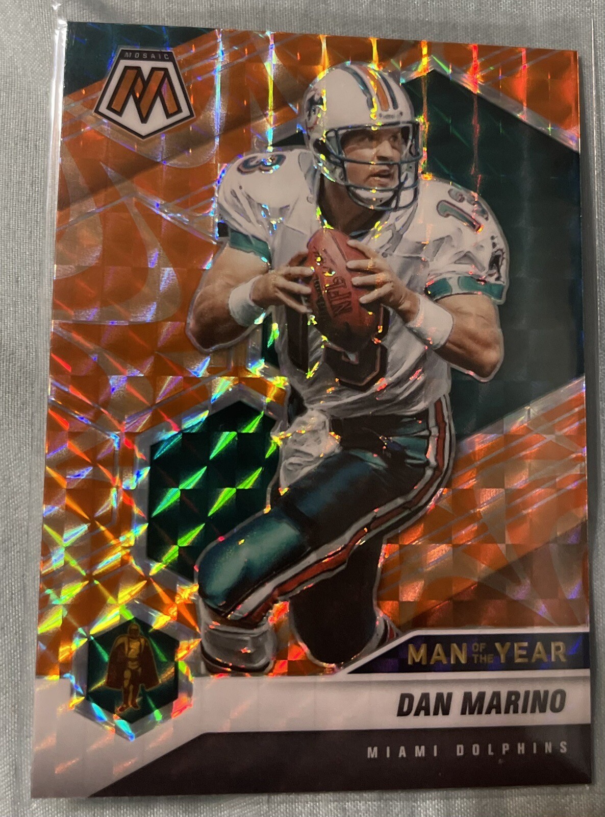 Dan Marino 2021 Panini Mosaic Reactive Orange Man Of The Year #278 | eBay