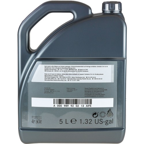 Febi BILSTEIN Olio 11L MB 229.5 5W40 per Mercedes-Benz Classe M W164 ML ...