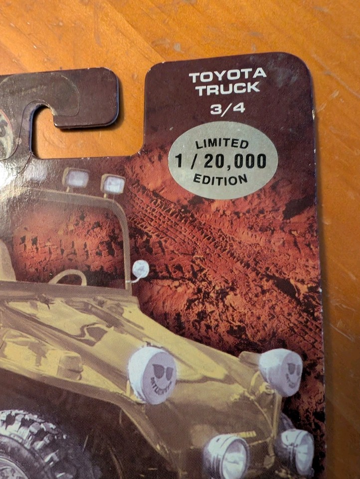 1:64 Hot Wheels Down & Dirty Toyota TRD Trophy Truck Black & White MIP ...
