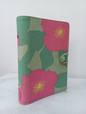 Filofax Cover Story Primrose Personal Organiser Cover Pink Green Used ...