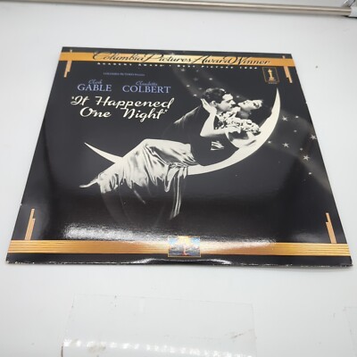 It Happened One Night Laservision Laserdisc LD - Clark Gable, Black and ...