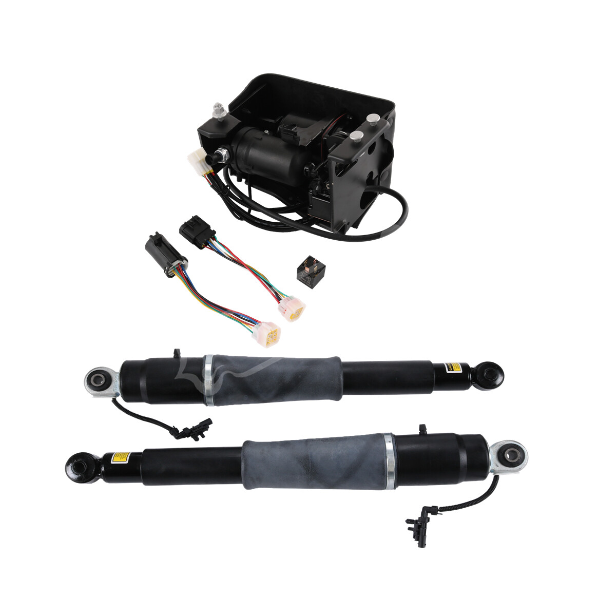 Rear Air Shock Struts + Compressor Pump Fits For Chevy 2015-2019 Tahoe ...