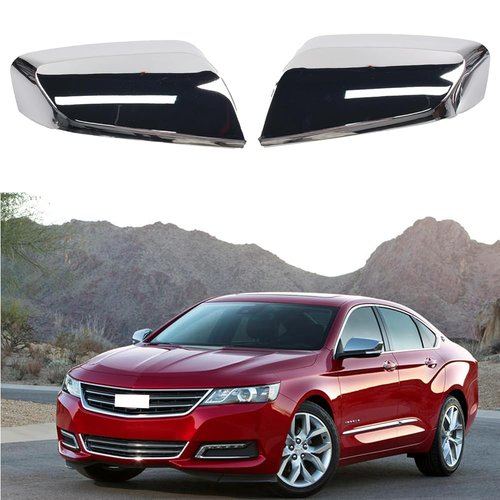 Chrome Mirror Covers Replacement Trims For 2014-2020 Chevrolet Impala ...