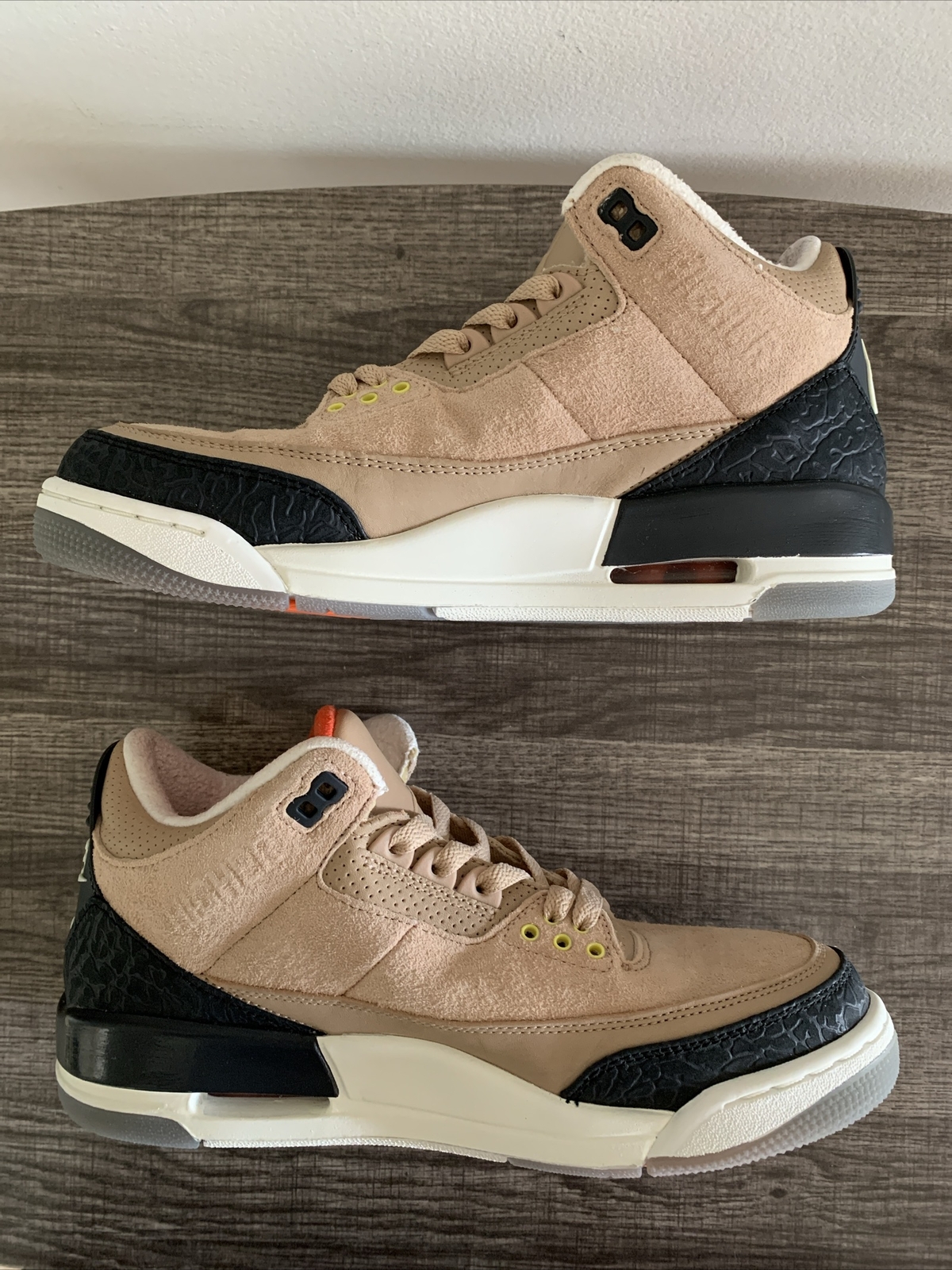 Size 8 - Nike Air Jordan 3 Retro Tinker JTH Bio Beige Black Cement Grey ...