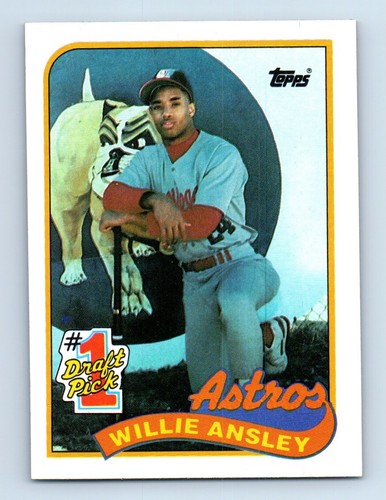 1989 Topps Willie Ansley Rookie Houston Astros #607 | eBay