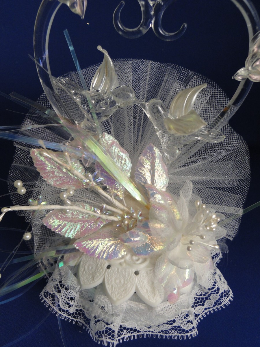 Glass Topper Heart Cake Gooey Butter Cake