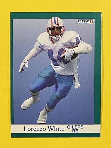 Lorenzo White 1991 Fleer Base #73 Houston Oilers | eBay