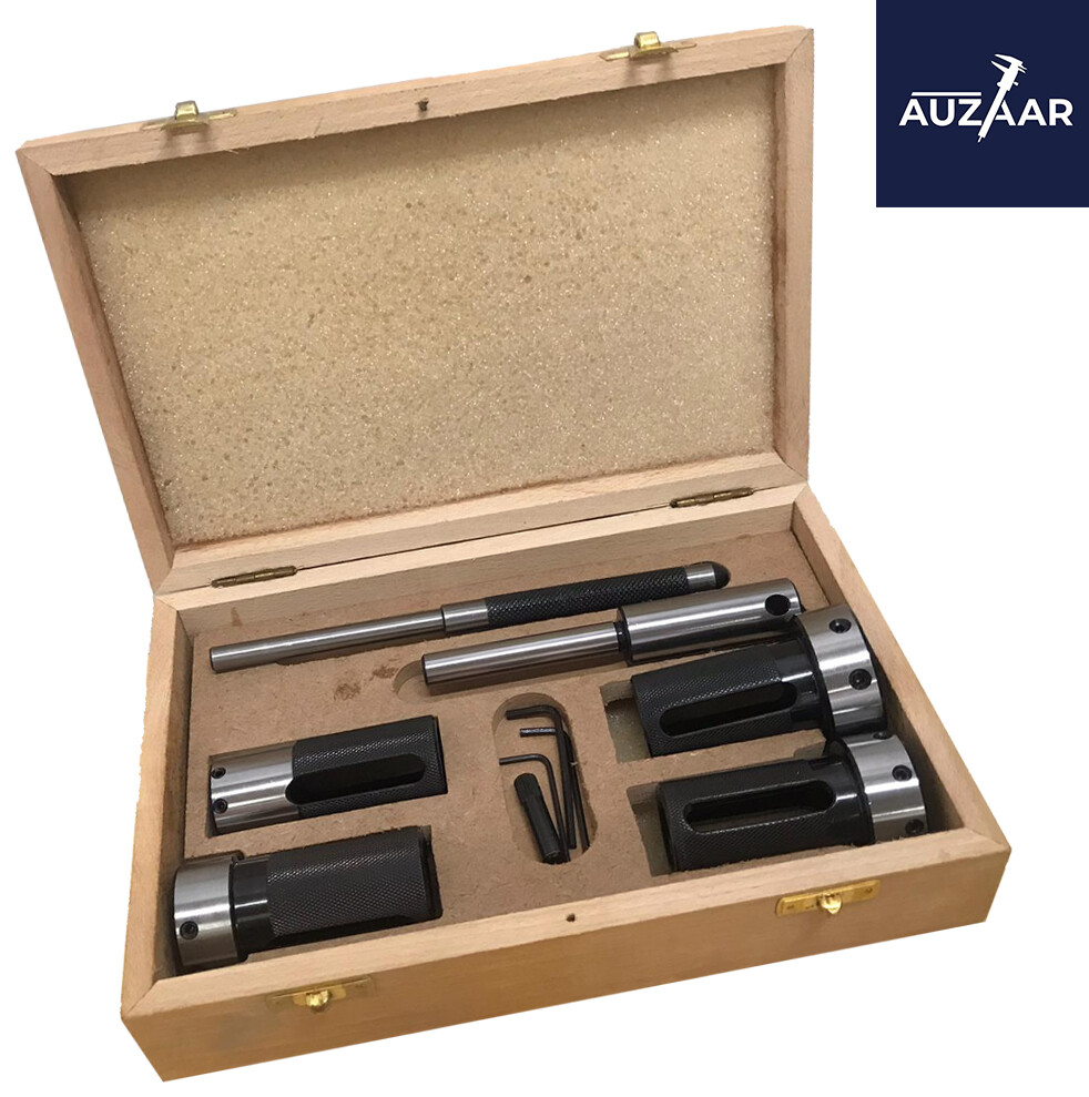 Lathe Tailstock Floating Die Holder Set 1/2" Shank Imperial Die ...