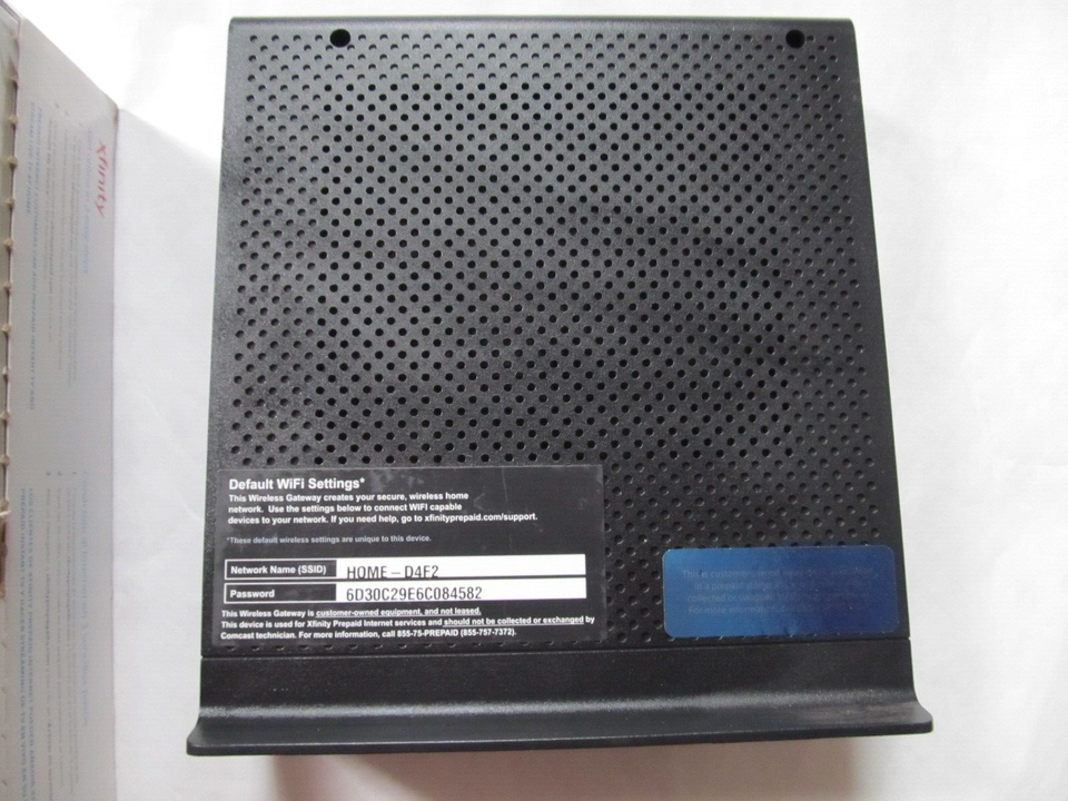 XFINITY Internet Prepaid Starter Kit Arris TG862G router | eBay