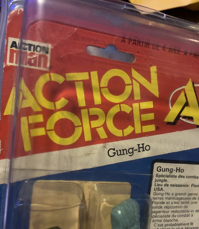 RARE 1983-84 FRENCH PALITOY EUROPEAN ACTION FORCE GUNG HO - GIJOE MOC ...