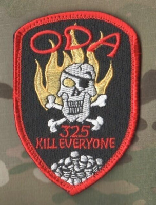 Special Forces Advanced Urban Combat Afghanistan Insignia: ODA 325 KILL ...