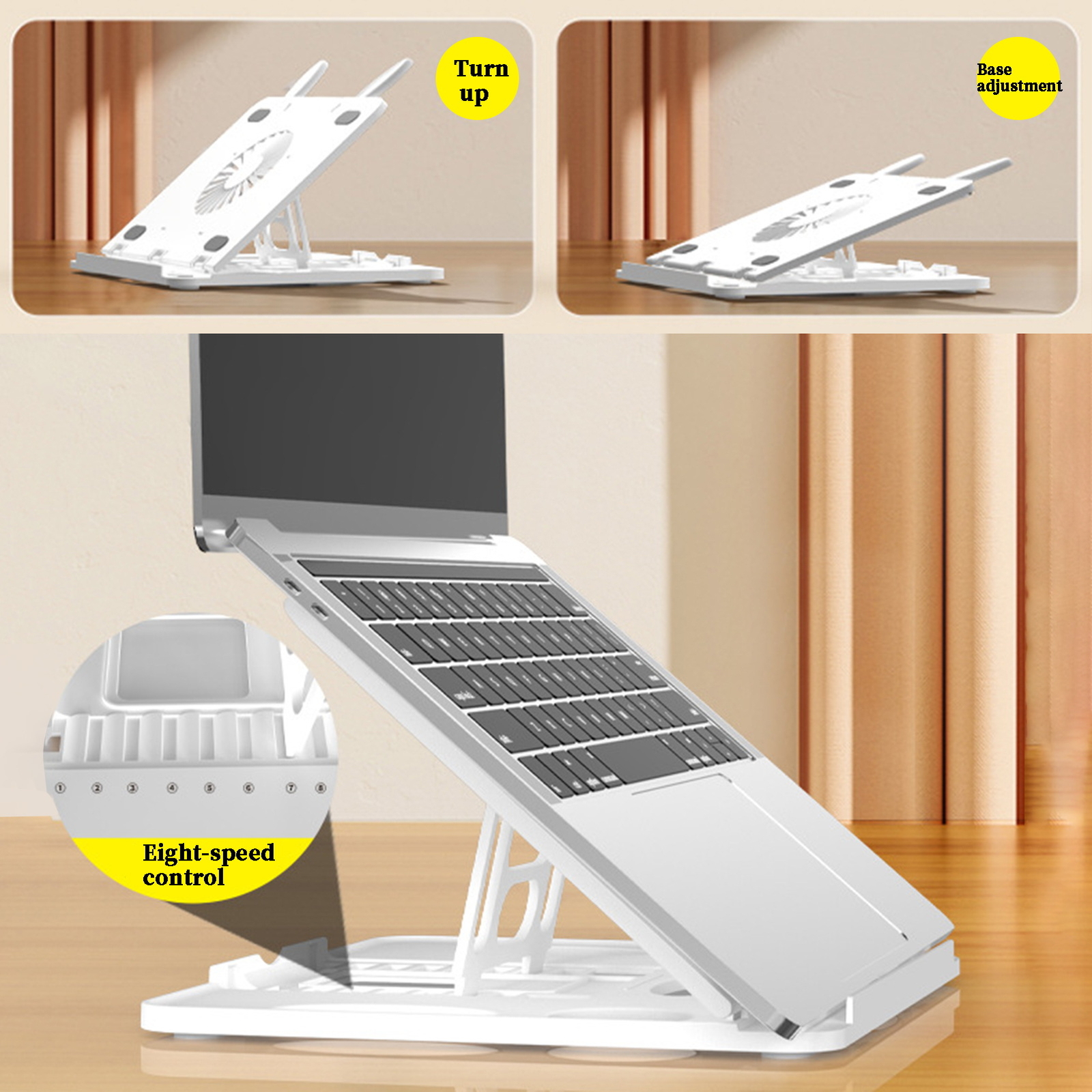 Computer Riser Non-slip Holder Adjustable Laptop Computer Stand High ...