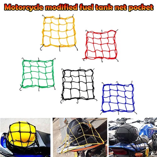 Motorcycle Modified Fuel Tank Mesh Helmet Decorative Mesh Luggage Mesh ...
