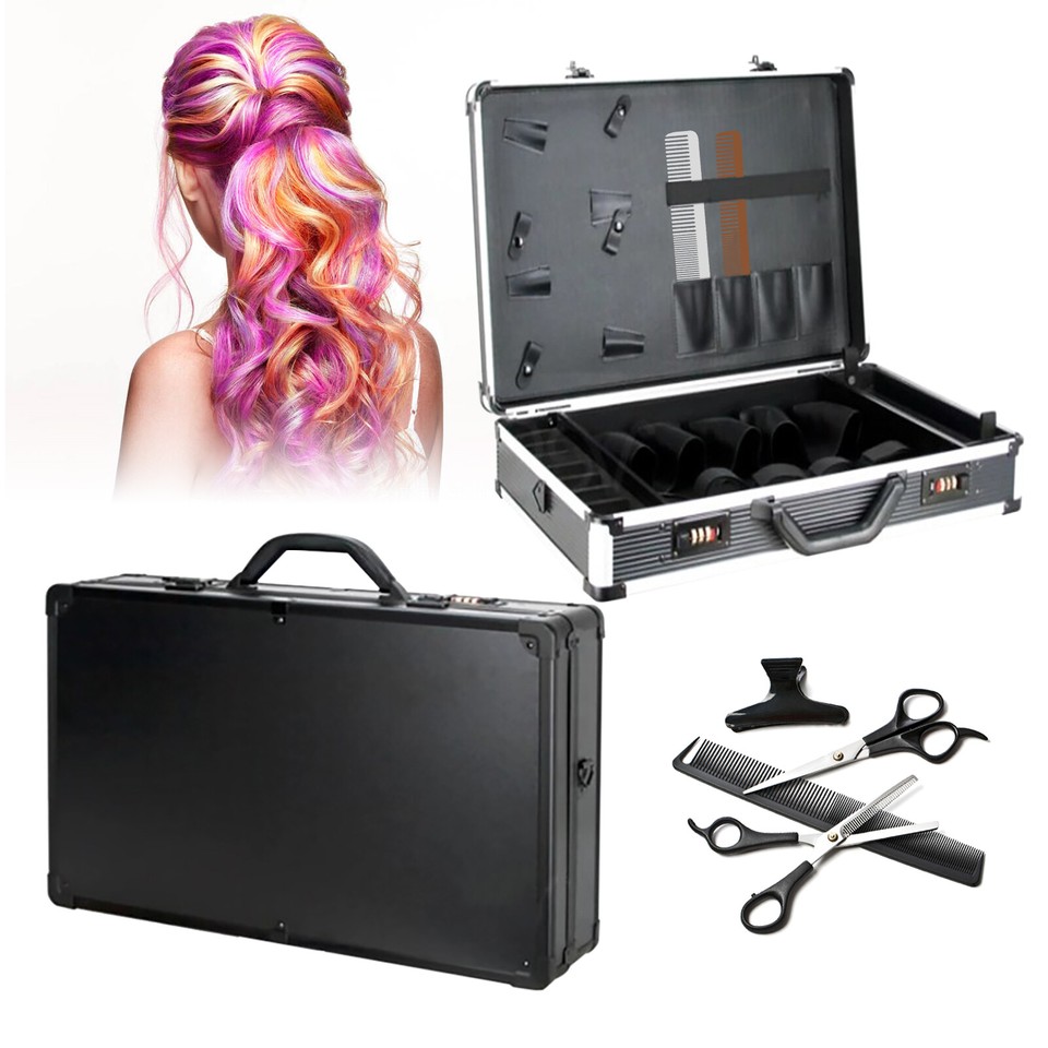 Barber Stylist Suitcase, Carrying Case For Clippers Trimmers Scissors ...
