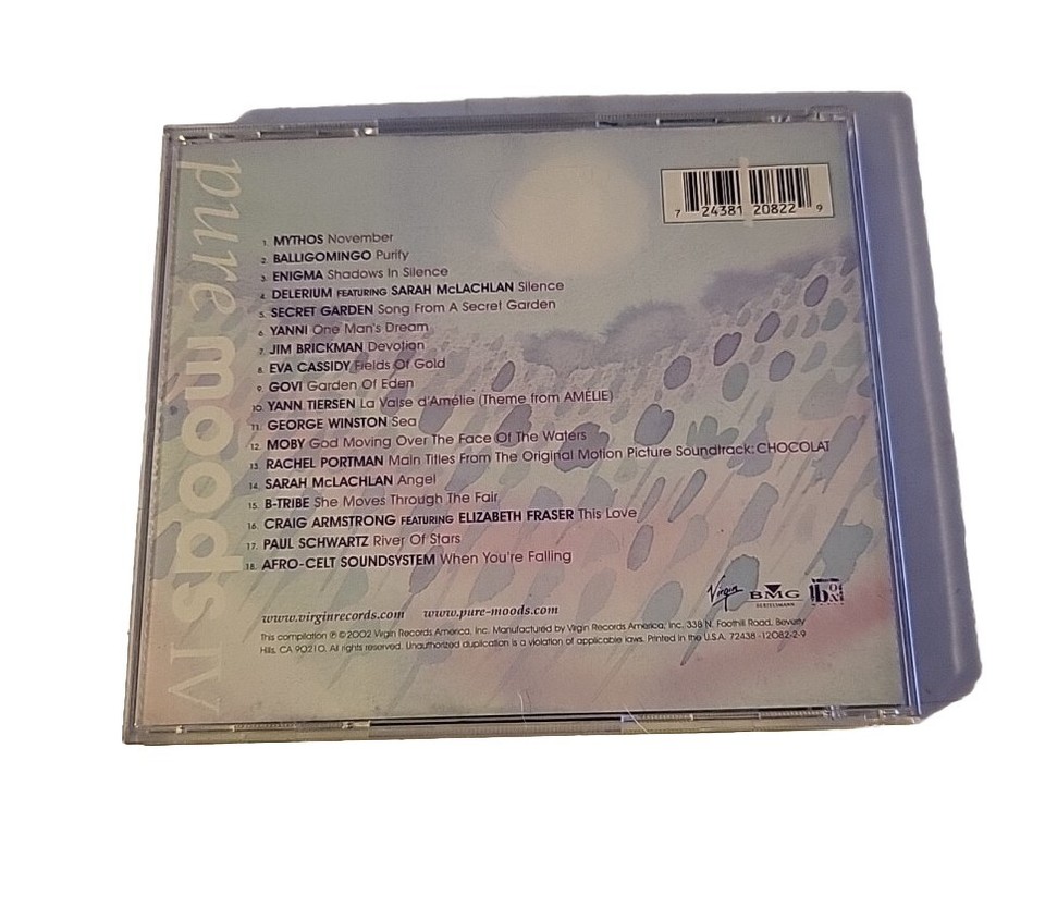 Pure Moods Vol. IV Compact Disc New Age 724381208229 | eBay