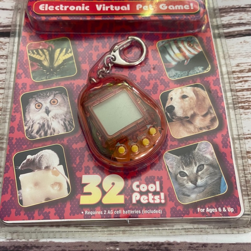 Digi Pets Electronic Virtual Pet Game Red Interactive LCD Kids Only ...