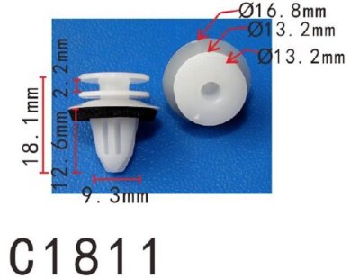 20pcs Door Panel Retainer A0009910198,0009910198 Fit Mercedes Benz | eBay