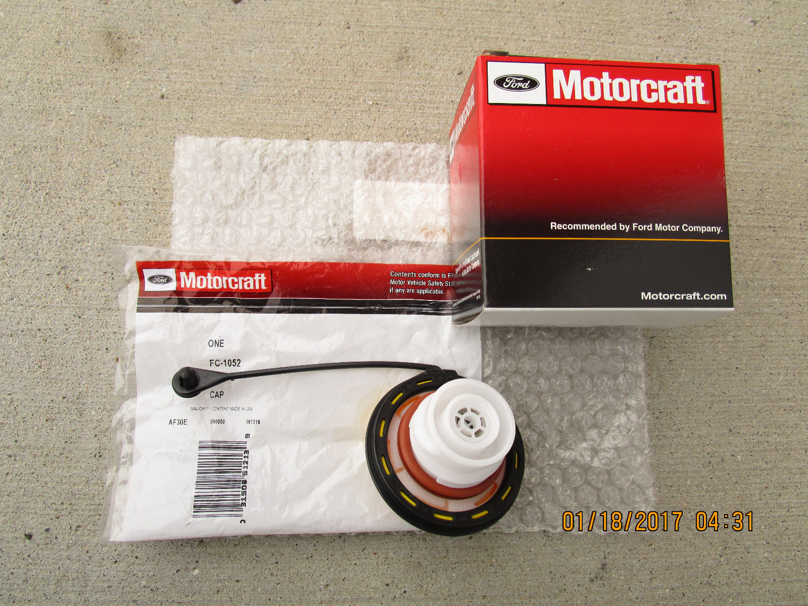 08 - 10 FORD F-150 E85 FLEX FUEL GAS TANK FILLER CAP WITH TETHER NEW FC ...