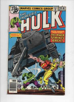 HULK #229, FN, Incredible, Bruce Banner, MoonStone, 1968 1978, Marvel ...