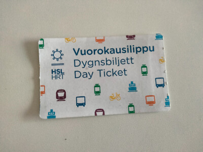 2023 Helsinki HSL / HRT Adult Day Ticket Collectible, Zones ABC ...