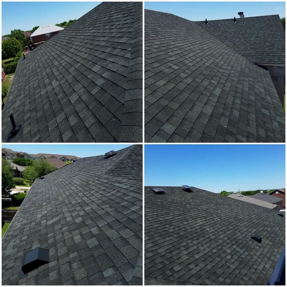 18pcs Black 3 Tab Asphalt Shingles Self Adhesive Bitumen Roofing ...