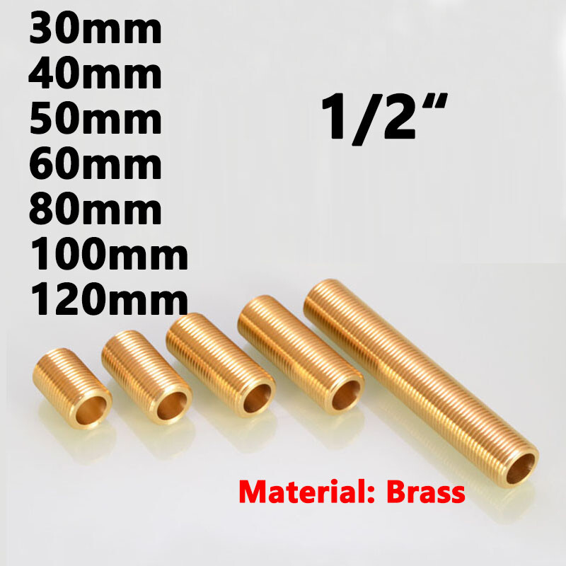 1/2“ Allthread Hollow Threaded Tube Length 30mm-120mm Electrical Lamp ...
