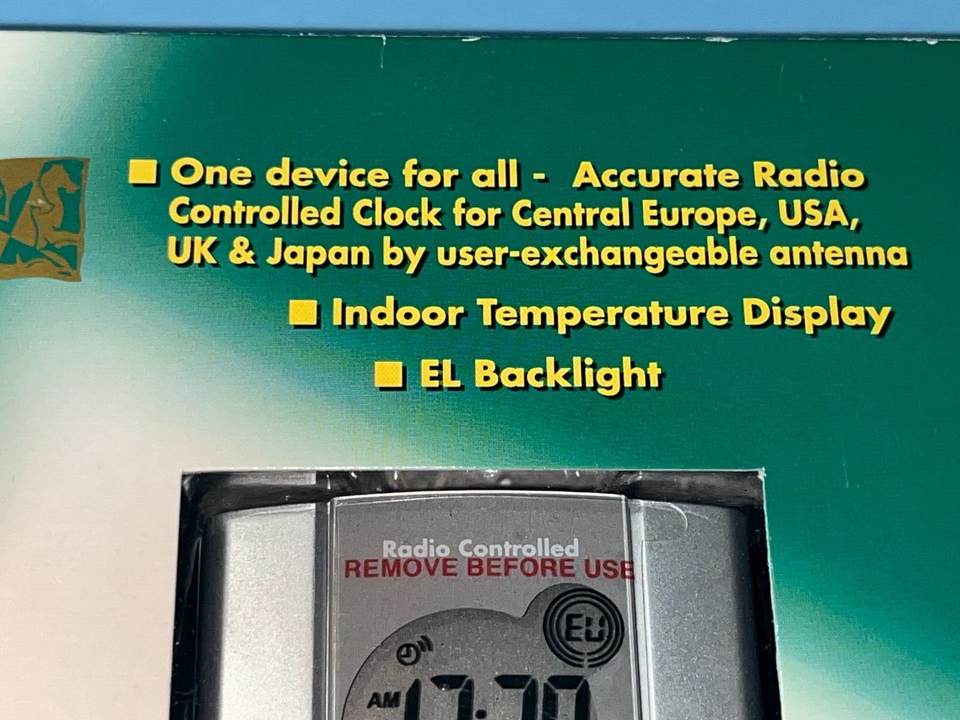 Oregon Scientific Radio Controlled Atomic World Travel Alarm Clock ...