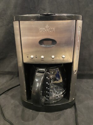 GEVALIA COFFEE MAKER 12 CUP PROGRAMABLE Model XCC-12 STAINLESS -GREAT ...