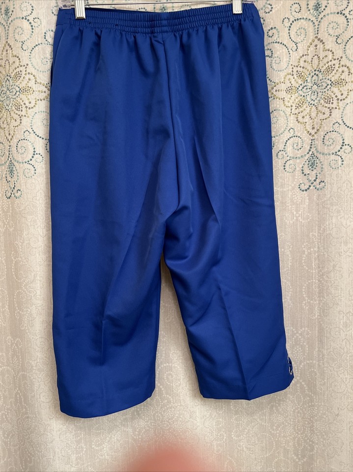 Alfred Dunner Women's Royal Blue Stretch Capris Size 8P (28"x19") Pre ...