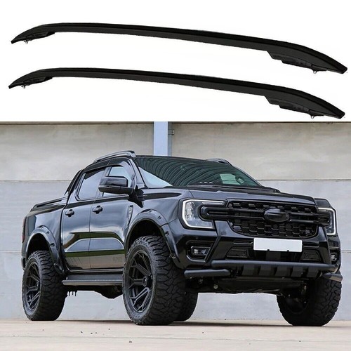 2PCS Roof Rack Rails Fits For Ford Ranger 2024 2025 2026 Cross Bar Bars ...