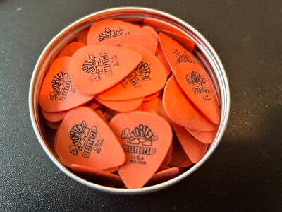 Dunlop Guitar Picks Tortex 141 Count .60mm Orange Light (418R60) | eBay