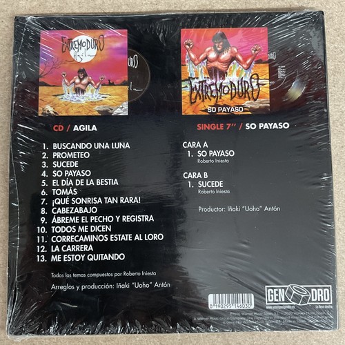 Extremoduro By Agila & So Payado Cd & 7 Inch Vinyl 2021 Warner Music ...