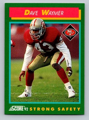 1992 Score Dave Waymer #294 San Francisco 49ers | eBay