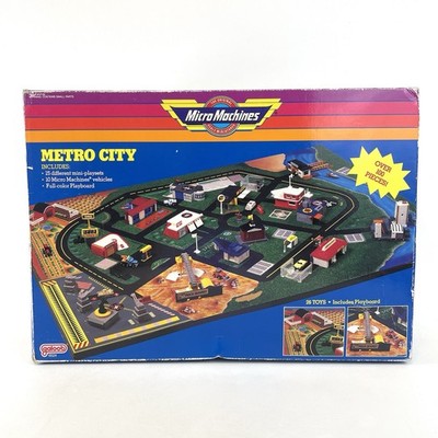 🔥Micro Machines Metro City 6524 Galoob 1990 Play Set In Box 99% ...