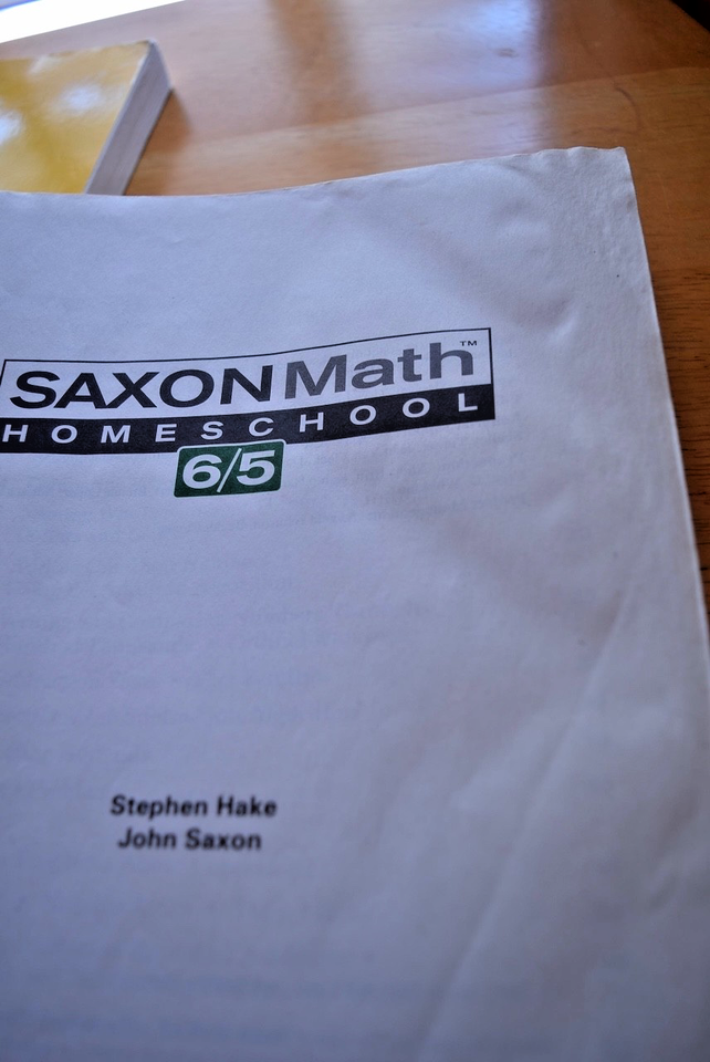 Saxon Math Homeschool 6/5 SET: Textbook and Solutions Manual (Hake ...