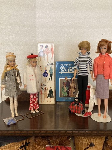 Vintage Barbie & Skipper Doll Collection Set with Original Boxes and ...