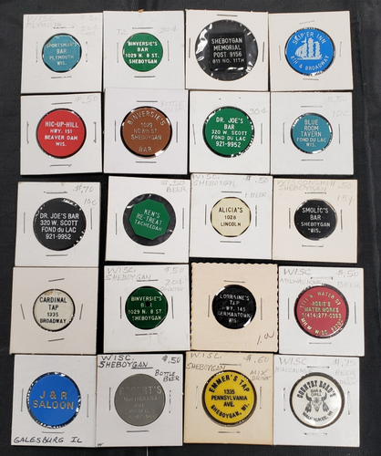 Vintage Lot Of 20 Bar Tokens Great For Arts & Crafts Many From ...